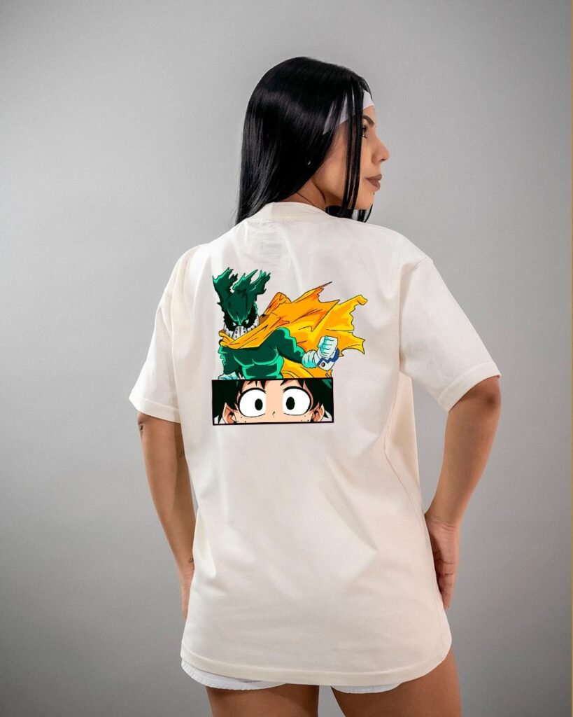 Camiseta My Hero Academia | Midoriya Dark Deku Oversized